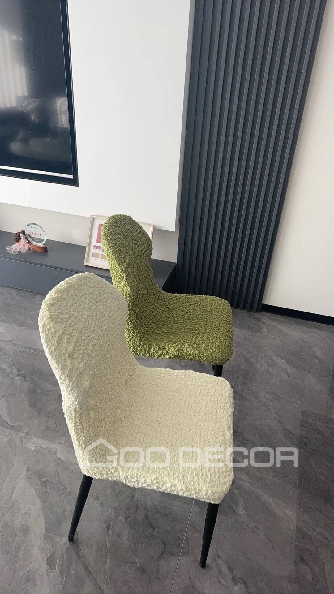 Bọc Ghế Bàn Ăn Bằng Vải Bong Bóng Cho Khách Hàng Tại Chung Cư Hà Đông - Vietnam factory ...